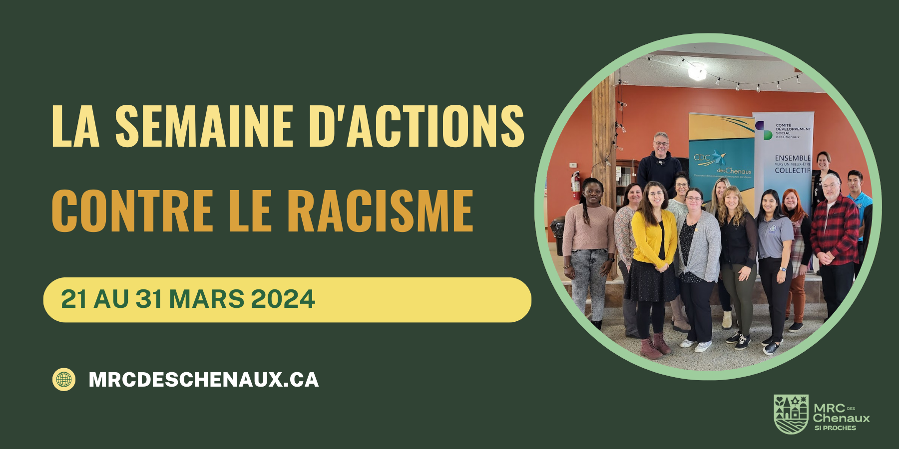 Semaine d'actions contre le racisme - MRC des Chenaux
